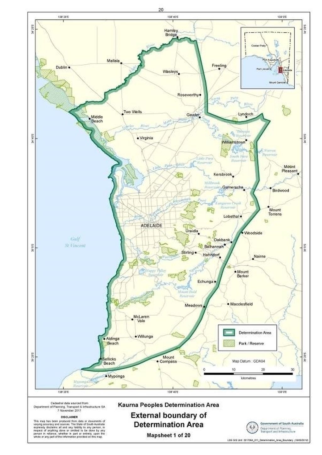 Who are the Traditional Custodians of the Adelaide Hills?