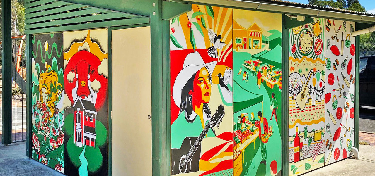 Homepage Current: Balhannah Elevate + Create Mural