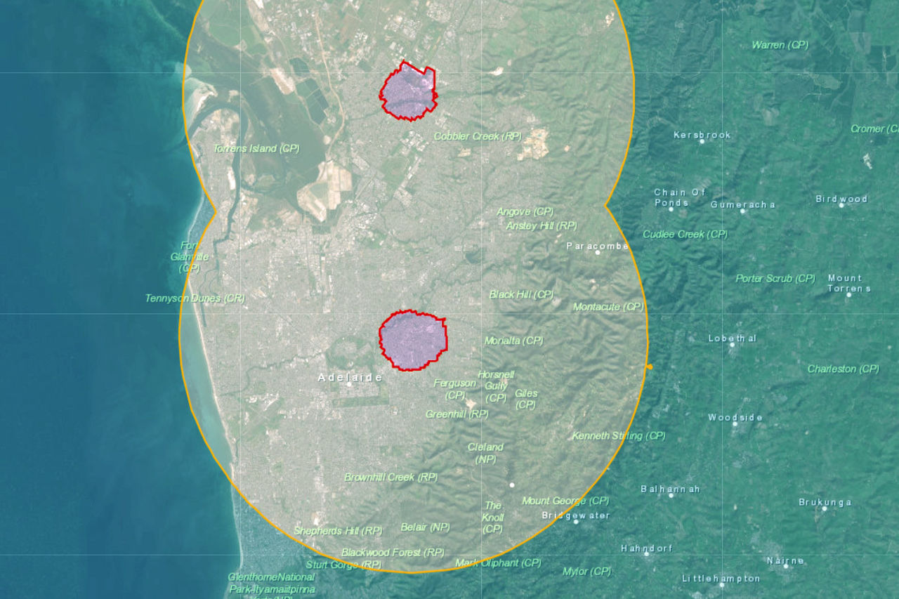 Affected areas: