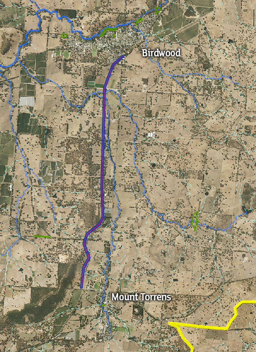 Map of the Stage Four extension