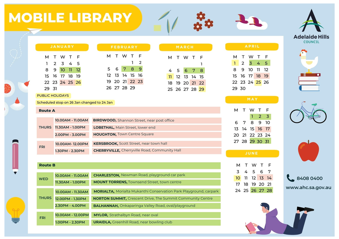 Home Service and Mobile Library • Adelaide Hills Council